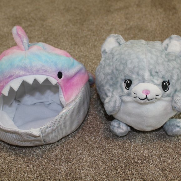 Justice | Toys | Justice Squishable Undercover Shark Agent Chloe Kitty Cat Plush Set Stuffed Toy ...